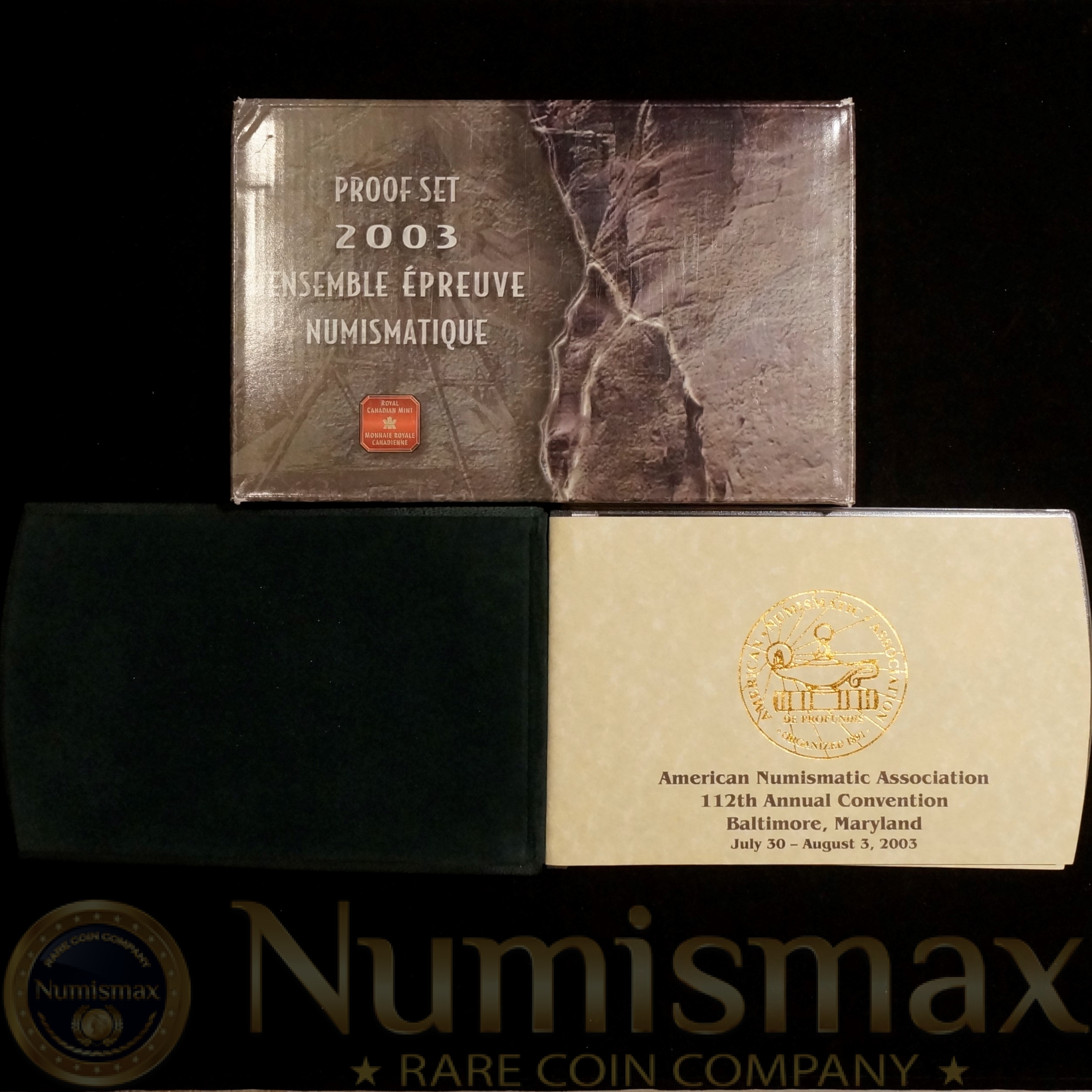 2003 Canadian Proof Set ANA Baltimore, Maryland (8-Coin Set) - Numismax