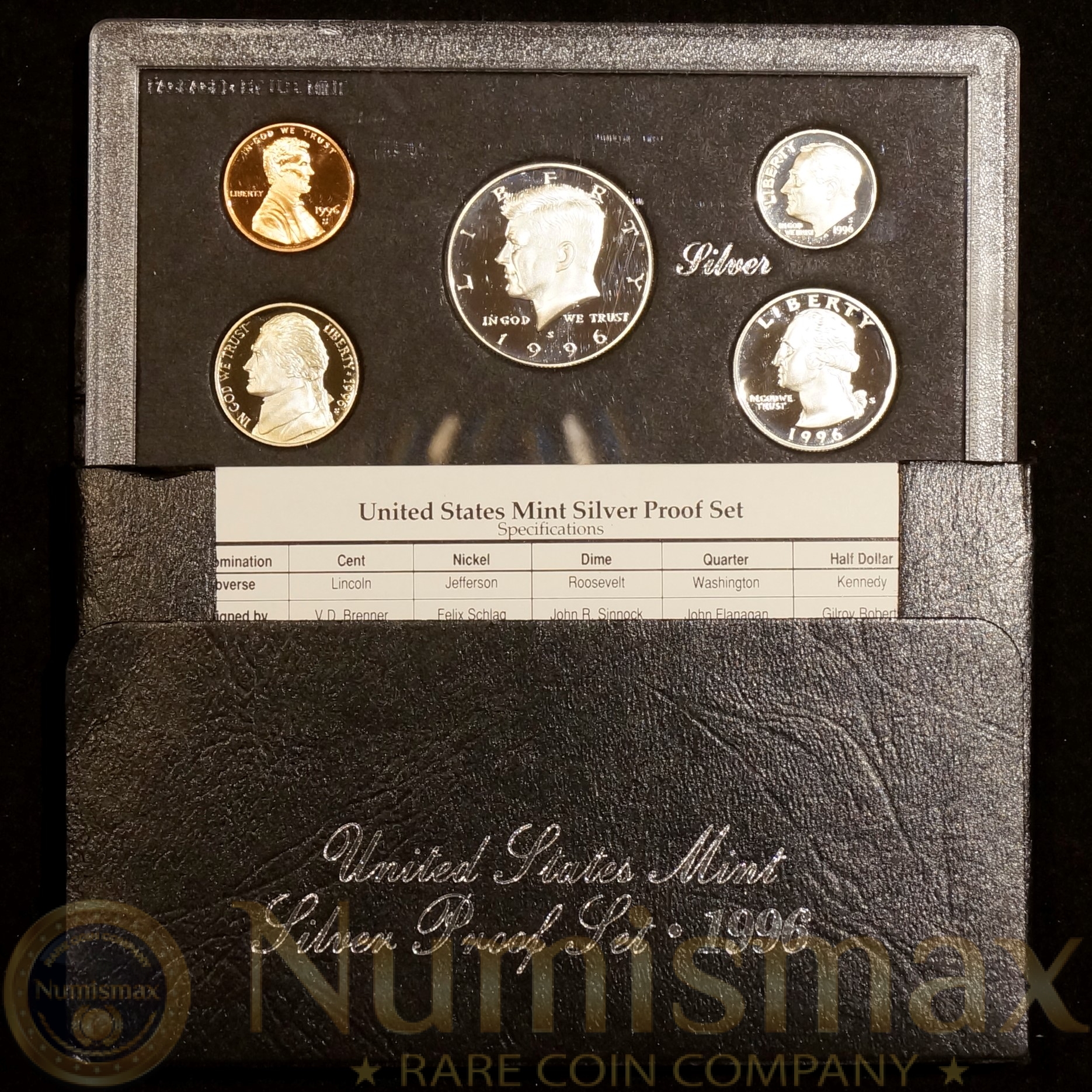 1996 Silver Proof Set - Numismax