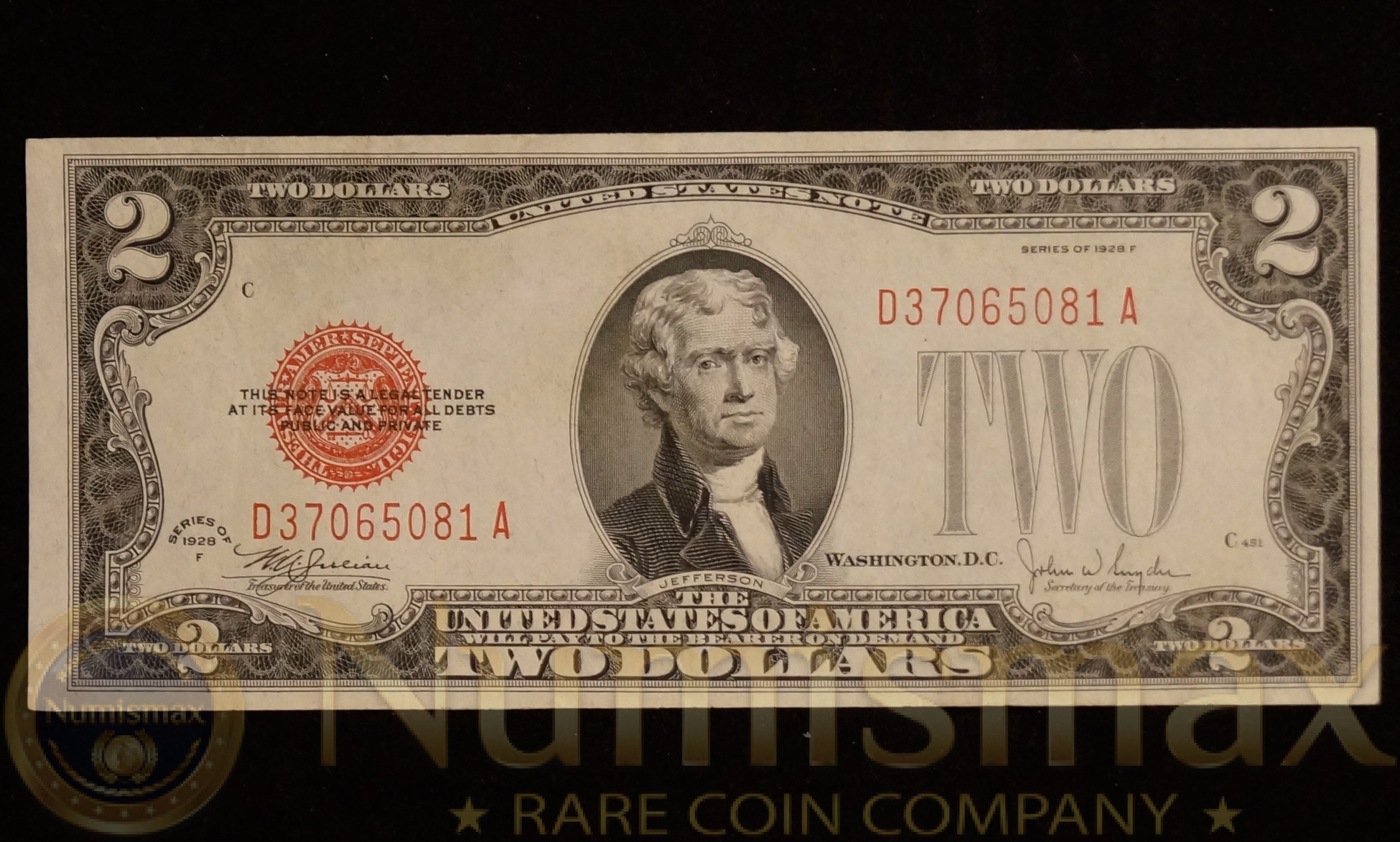 1928 F $2 Small Size Legal Tender Note - Numismax