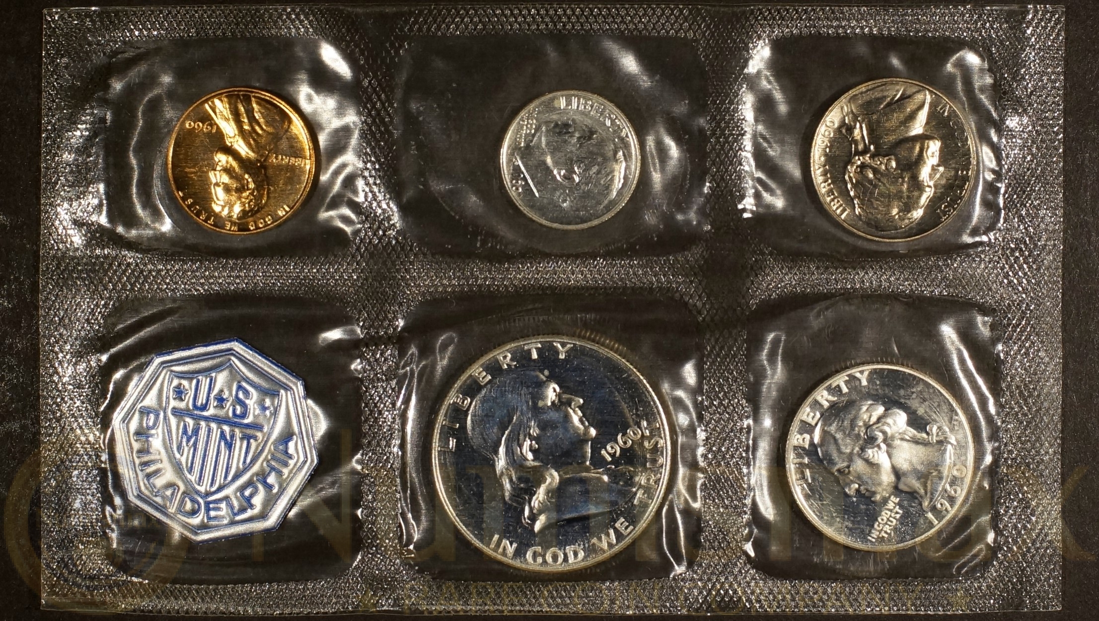1960 Proof Set Cello | With Small Date Cent - Numismax