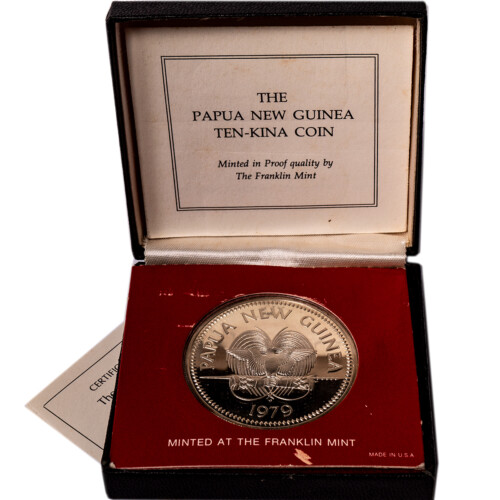 1979 The Papua New Guinea Ten-Kina Proof Coin - Numismax