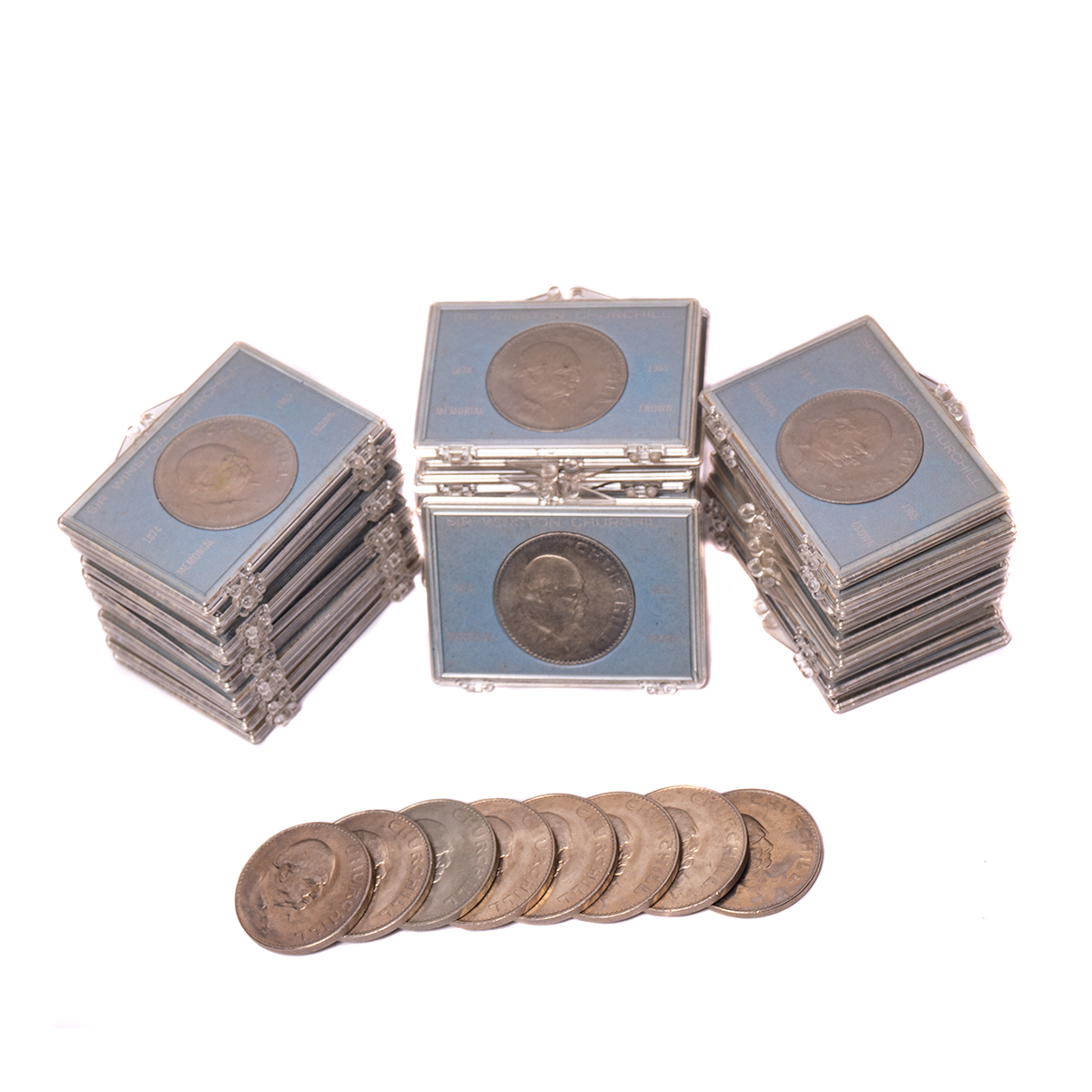1965 Sir Winston Churchill Crown Commemorative - 40 Coin Lot - Numismax